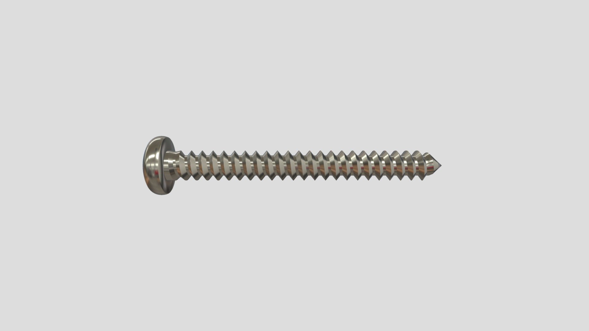 Pan head square recess self-tapping screws - 3D model by guimuux ...