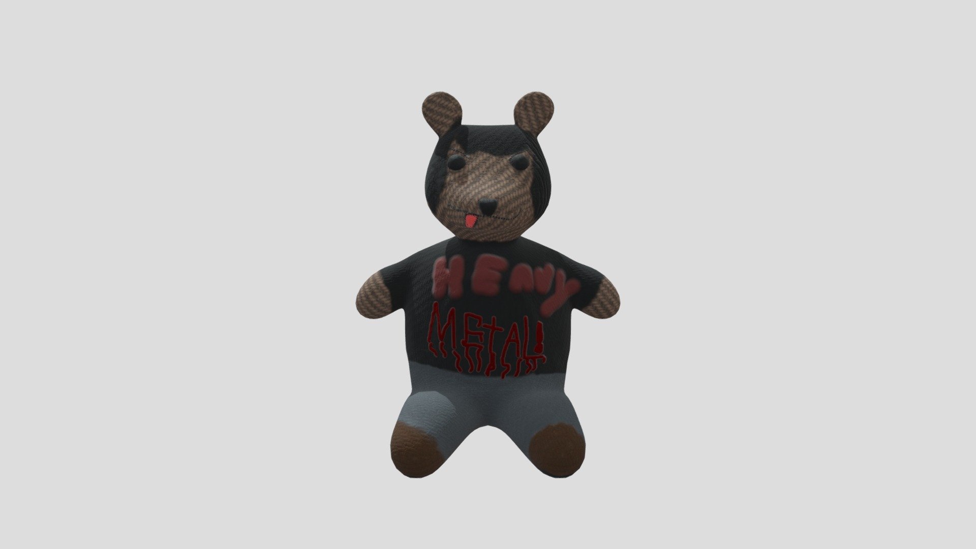 Heavy Metal Teddy Bear - 3D model by David_Otstot [95ba7c4] - Sketchfab