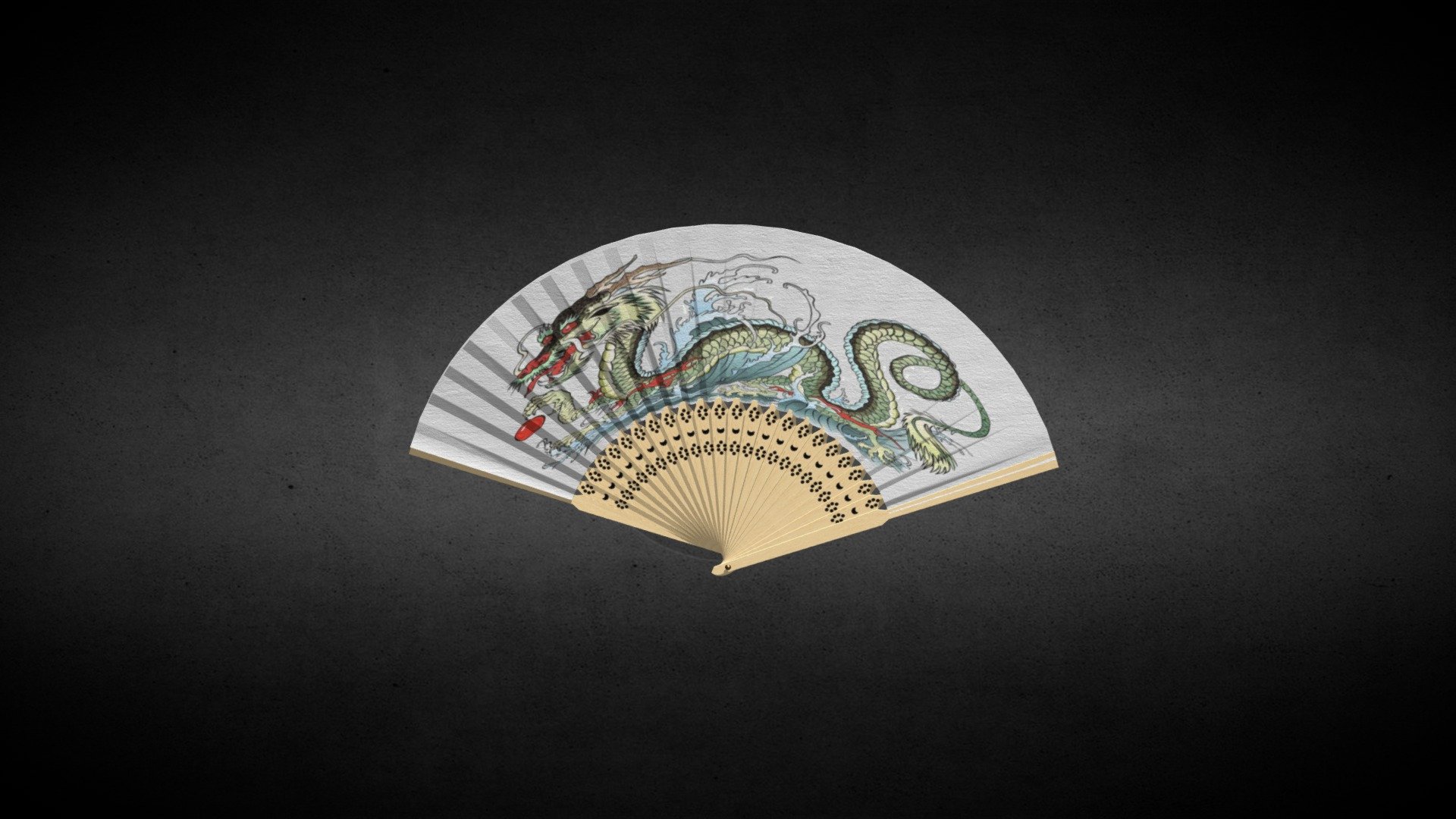Paper Fan Test - 3D model by ProfBowman [95bd9fd] - Sketchfab