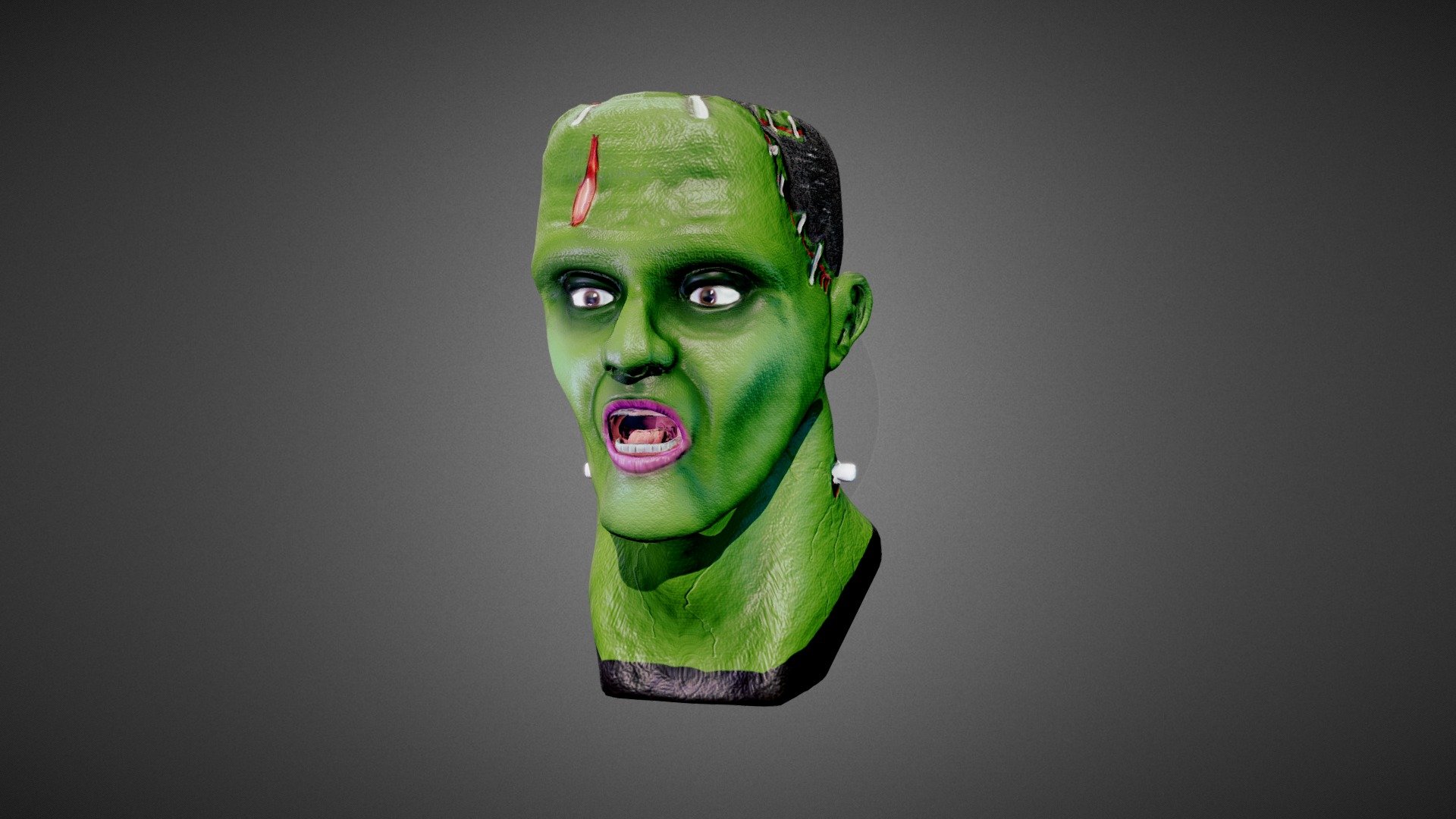 Frankenstein's Monster Replacement Head - 3D model by SlavichDylan ...