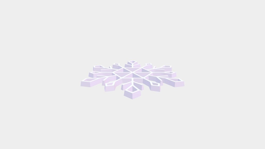 Snowflake_-_3 - 3D model by KIRAKIRA [95bf87b] - Sketchfab