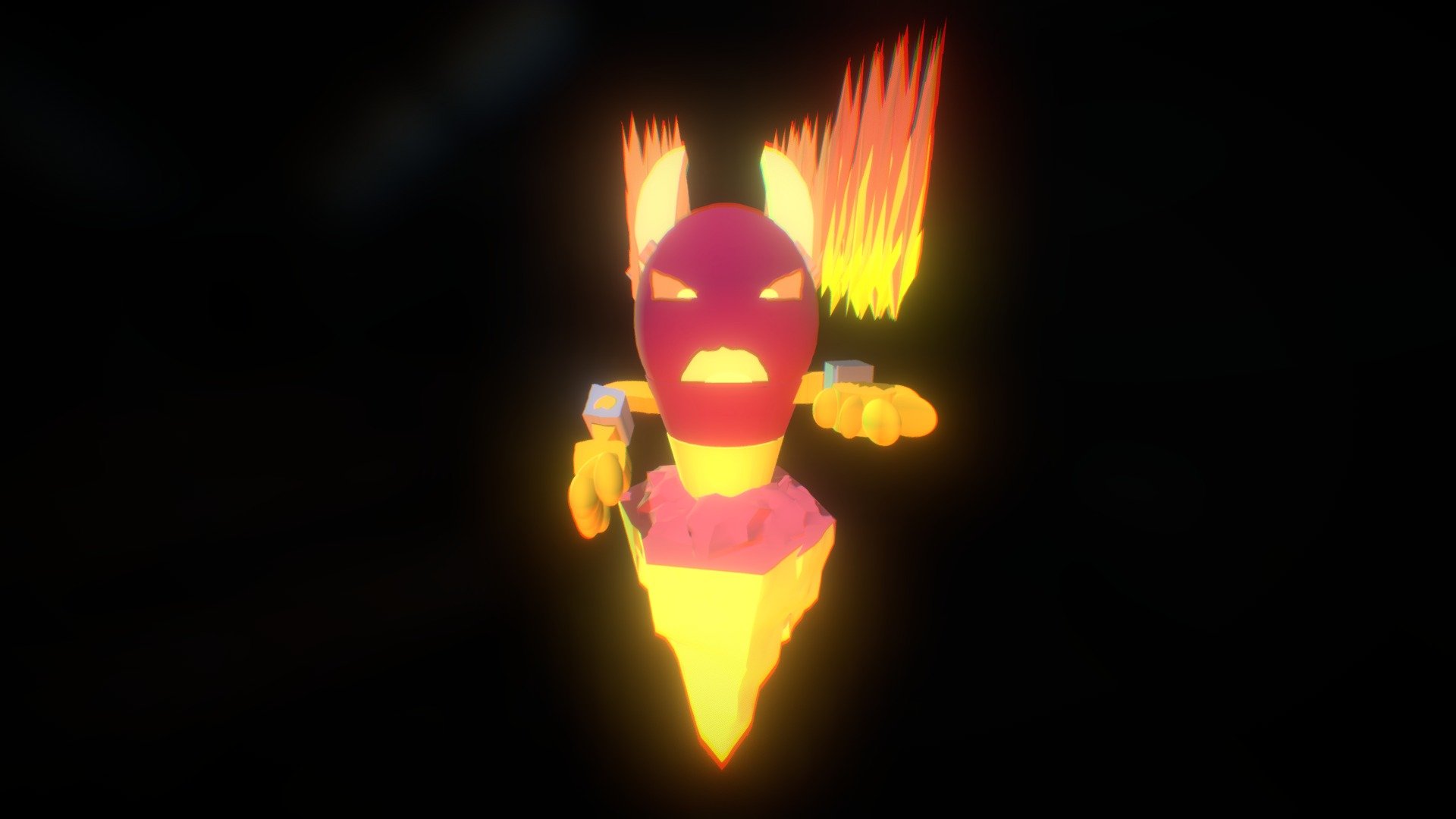 Magmayhem, the God of Fire - Download Free 3D model by Xenoreptire ...