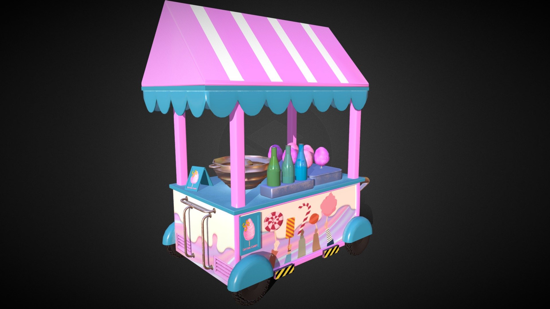 Candy Cart 3 d model [znanye.com] - 3D model by znanye_studio [95c0760 ...