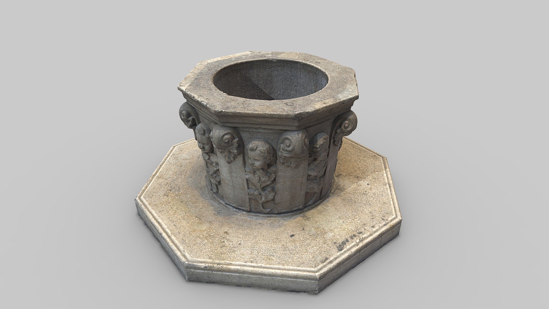 Venice Well Head - Download Free 3D model by artfletch [95c0949 ...