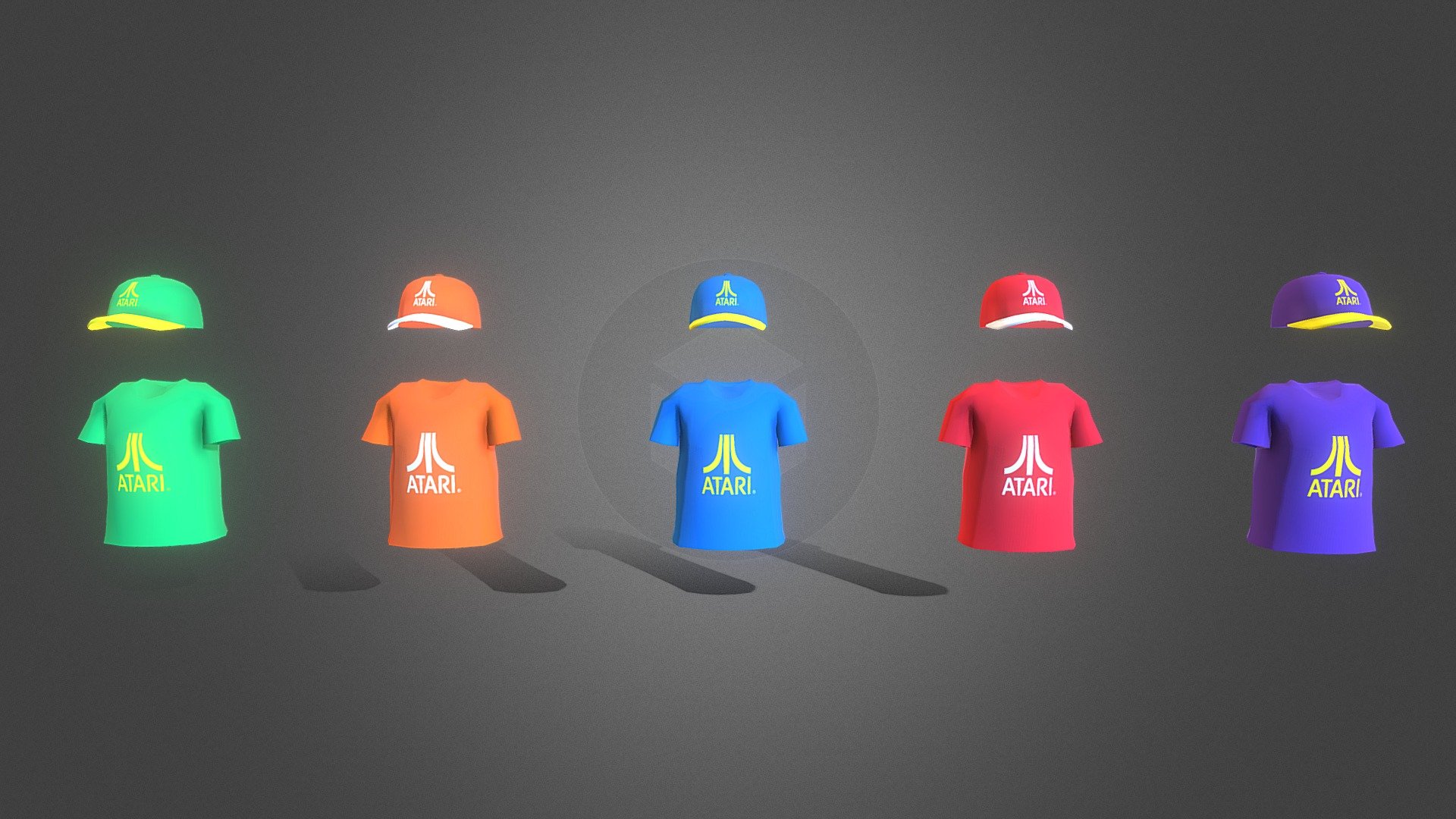 Atari® | DCL Wearables - 3D model by Low Poly Models ...