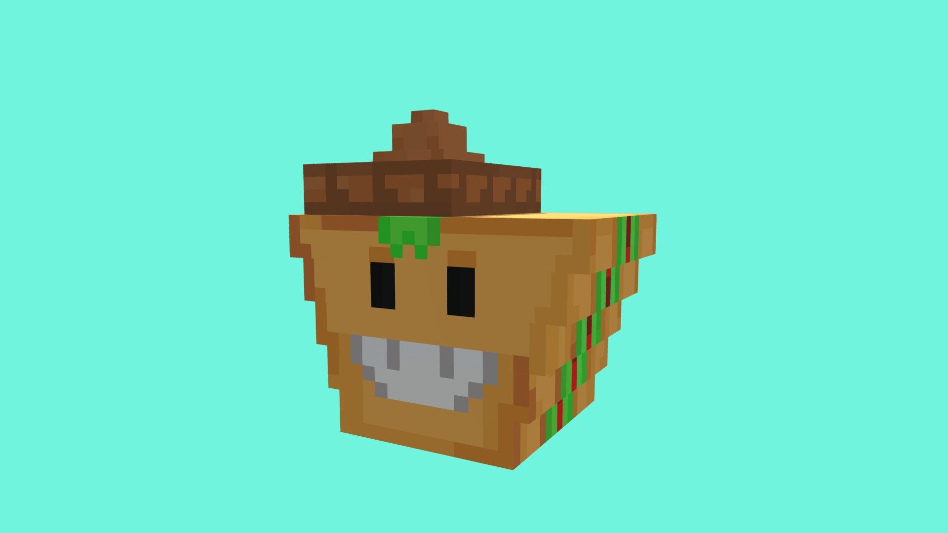 Minecraft Taco Mask - 3D model by iNexx (@iNexxMC) [95c1818] - Sketchfab