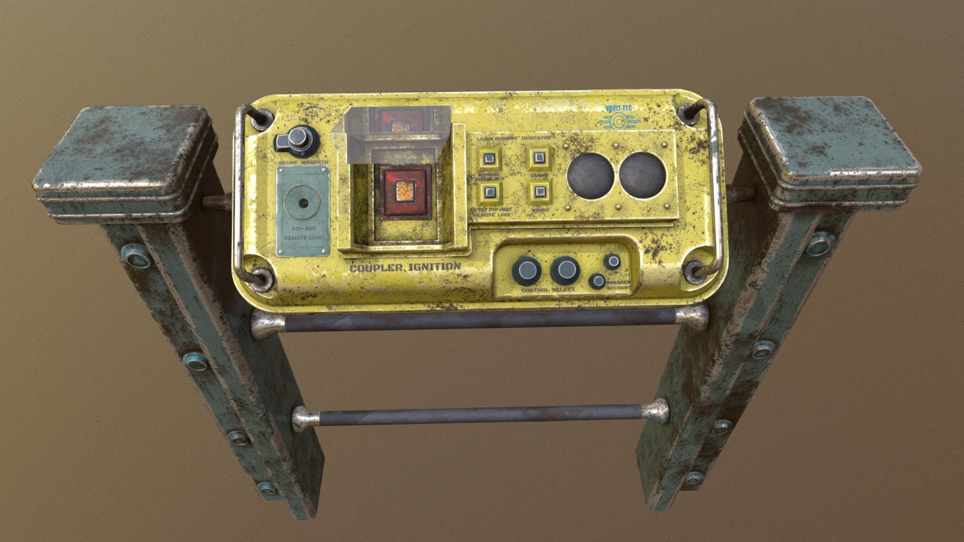 Vault -Tec Doors remote panel - Buy Royalty Free 3D model by Thomas ...