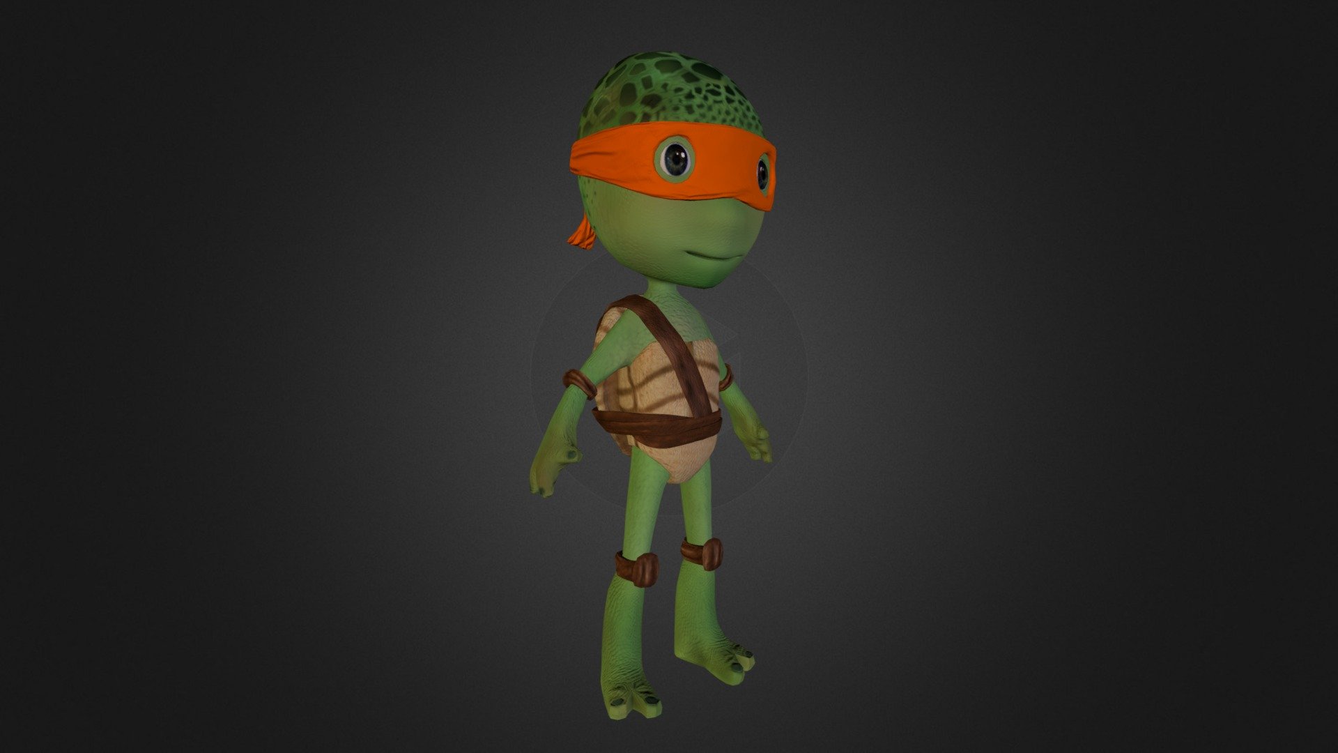 Ninja Turtle Model - 3D model by AlbertoVosgerauNeto [95c34dc] - Sketchfab
