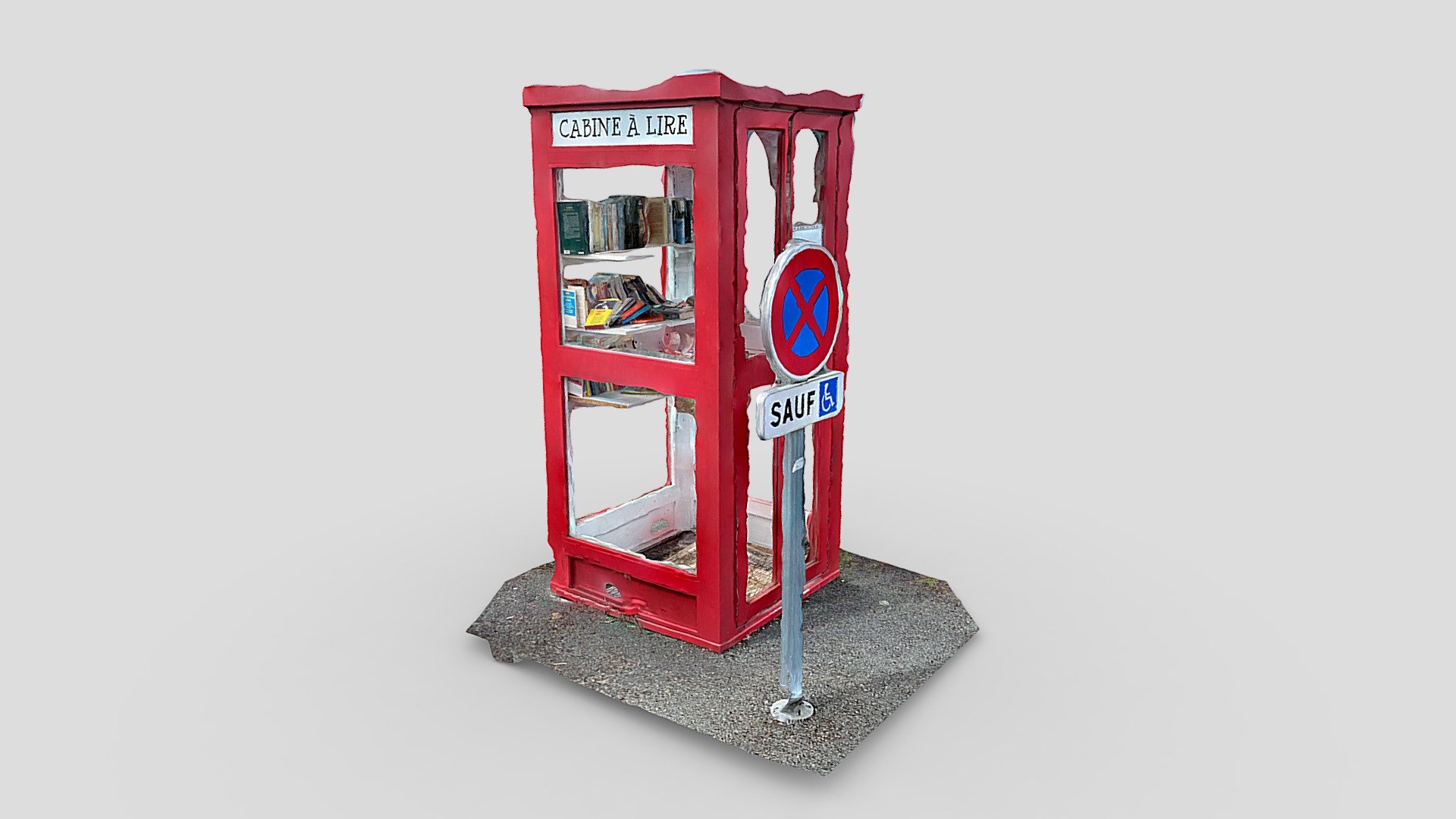 "Reading booth" - Download Free 3D model by Emm (@edemaistre) [95c4064 ...