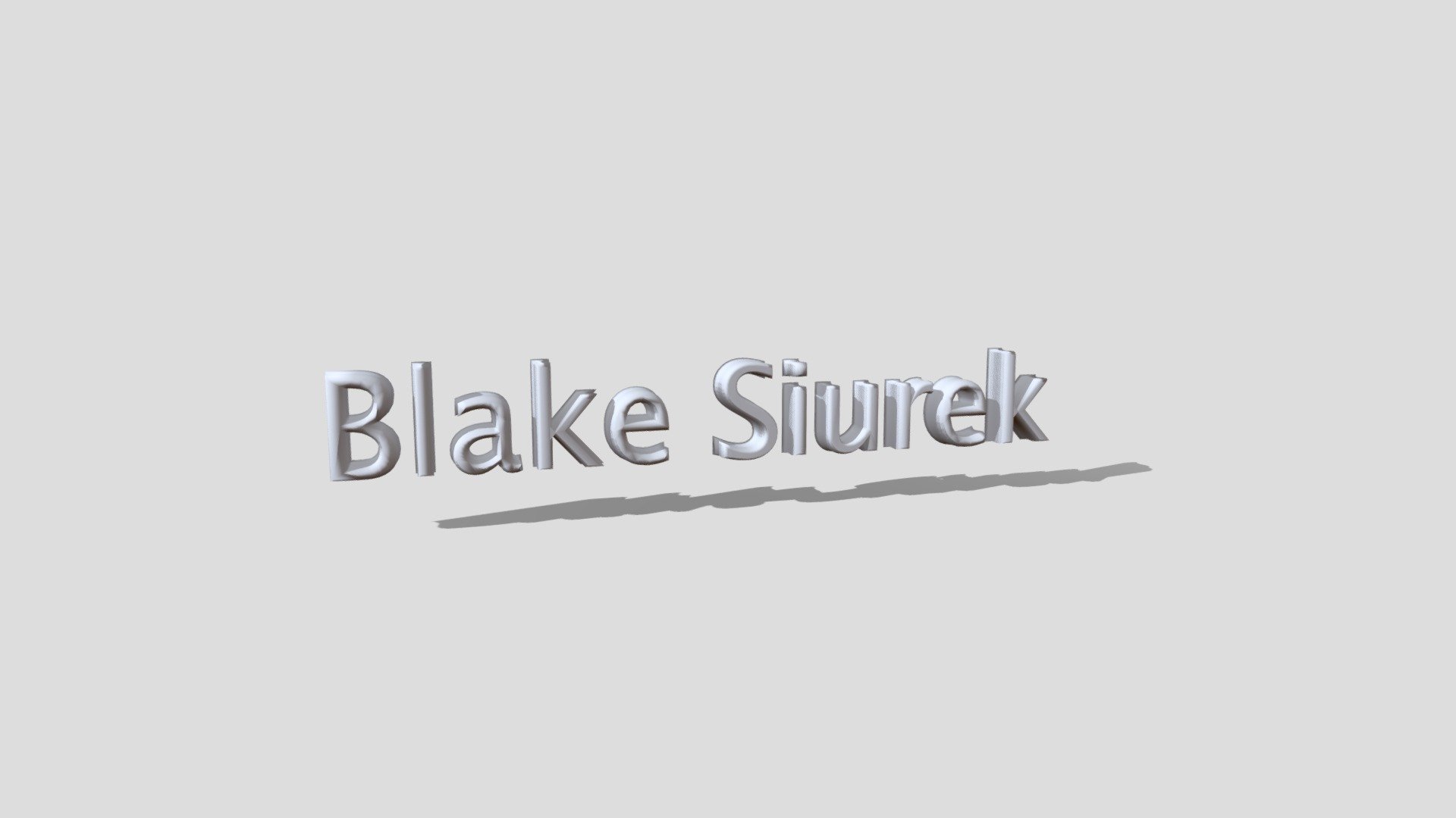 Signiture - Download Free 3D model by Blake Siurek (@bsiurek) [95c43ab ...