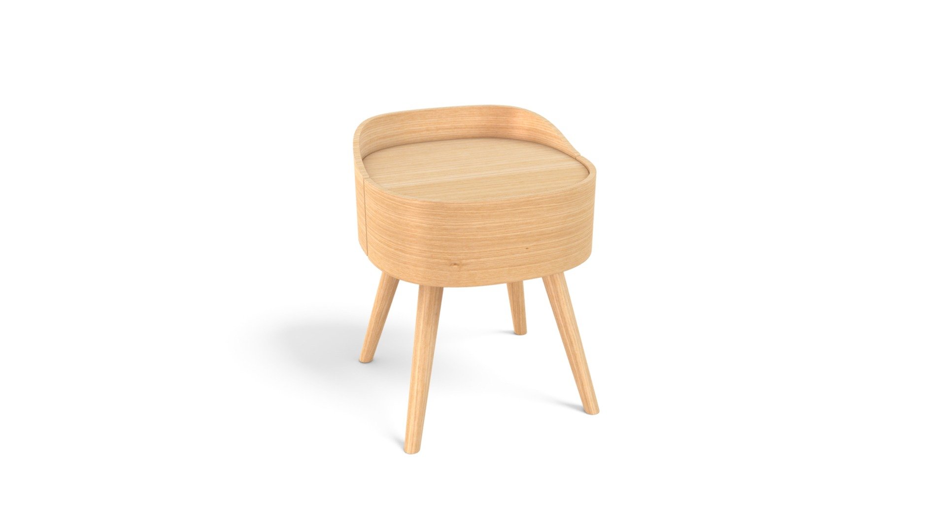 Ada Bedside Table, Oak - Download Free 3D model by MADE.COM (@made-it ...
