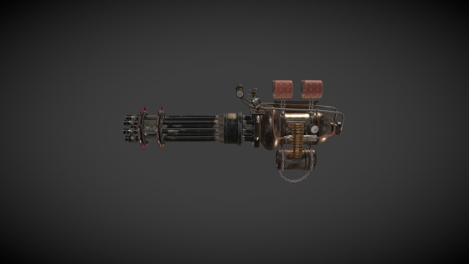 Mini_Gun_Texture - 3D model by sumitkumarji9717 [95c6c95] - Sketchfab
