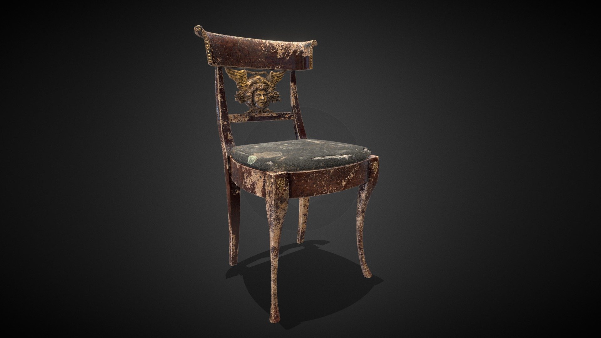 Regency Mercury Chair - Distressed - 3D model by Ant Gregory (@MrRat ...