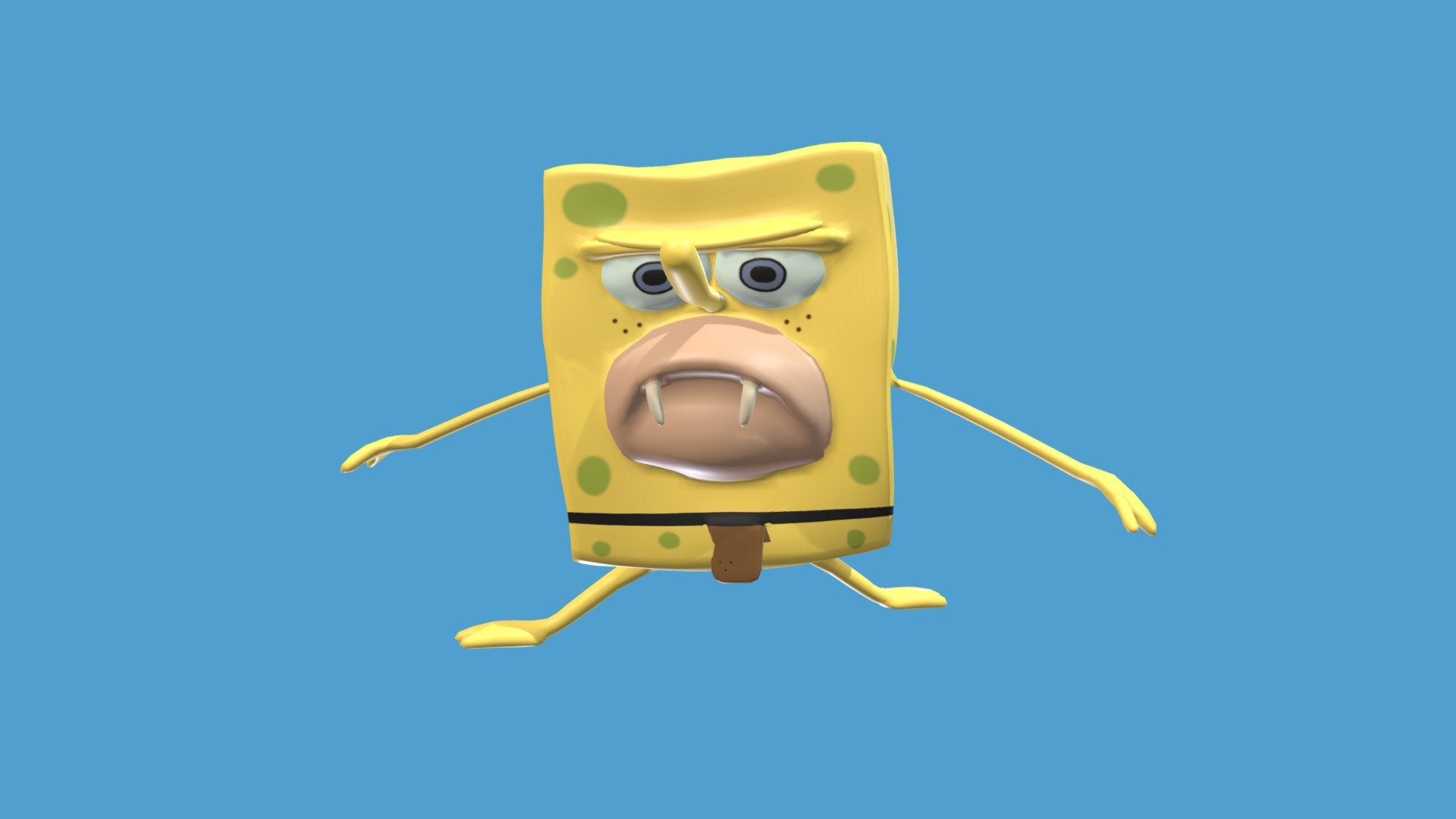 SpongeGar - Download Free 3D model by jerrylxia [95cbd7c] - Sketchfab