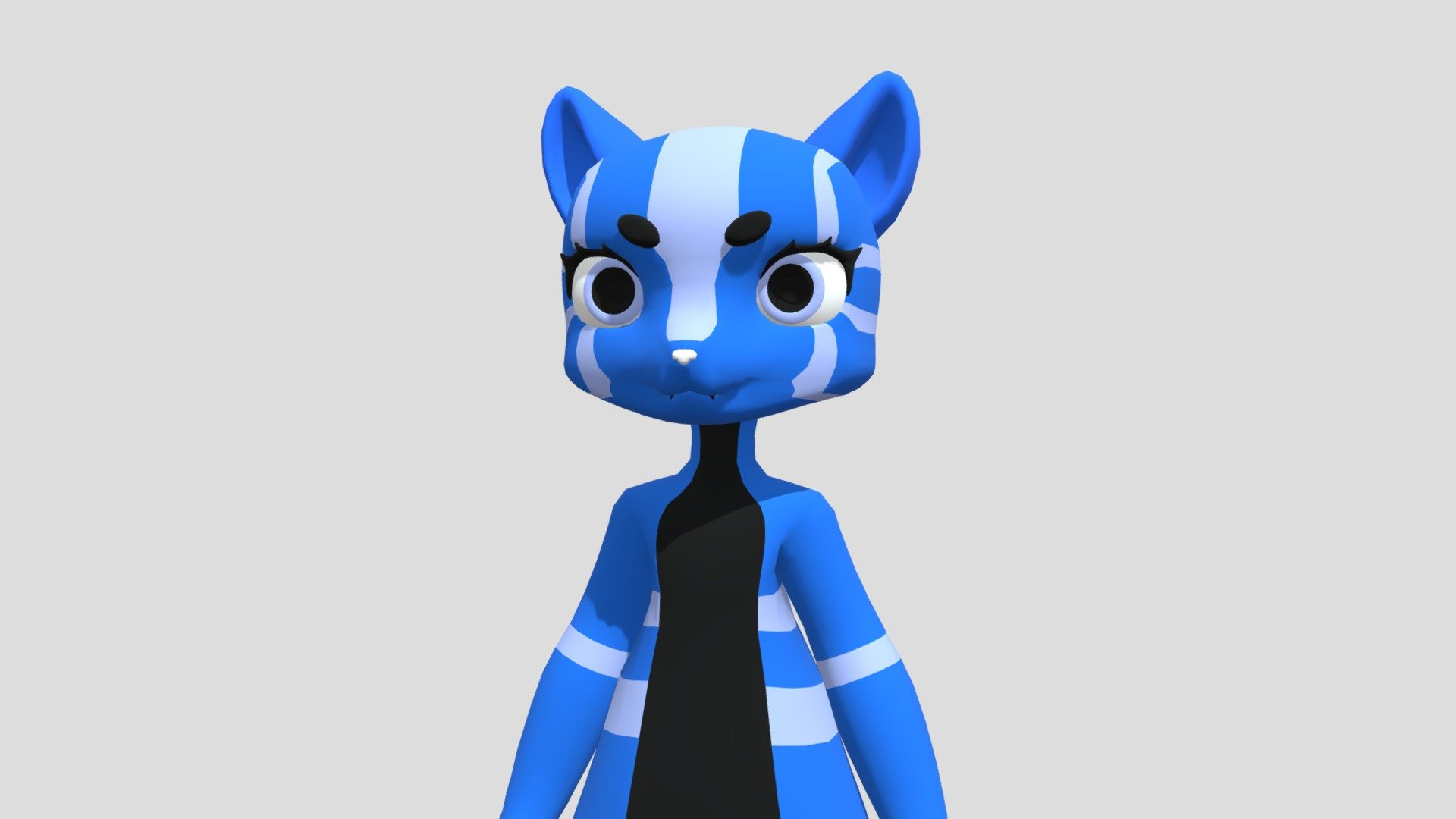 Bear Boy Model for Game (Models by 寅虎 & 取名字好难啊) - Download Free 3D ...