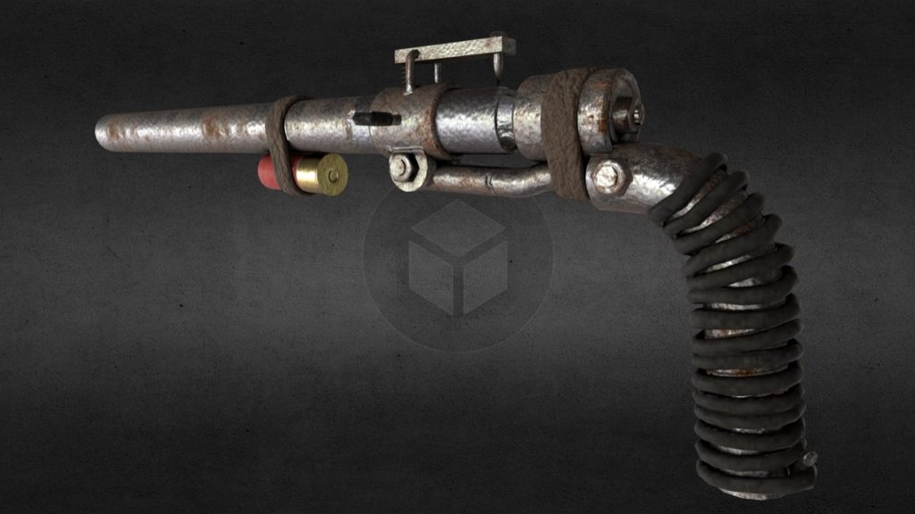 Slam-fire shotgun - 3D model by Glennosaurus (@ghilby) [95cd67f ...