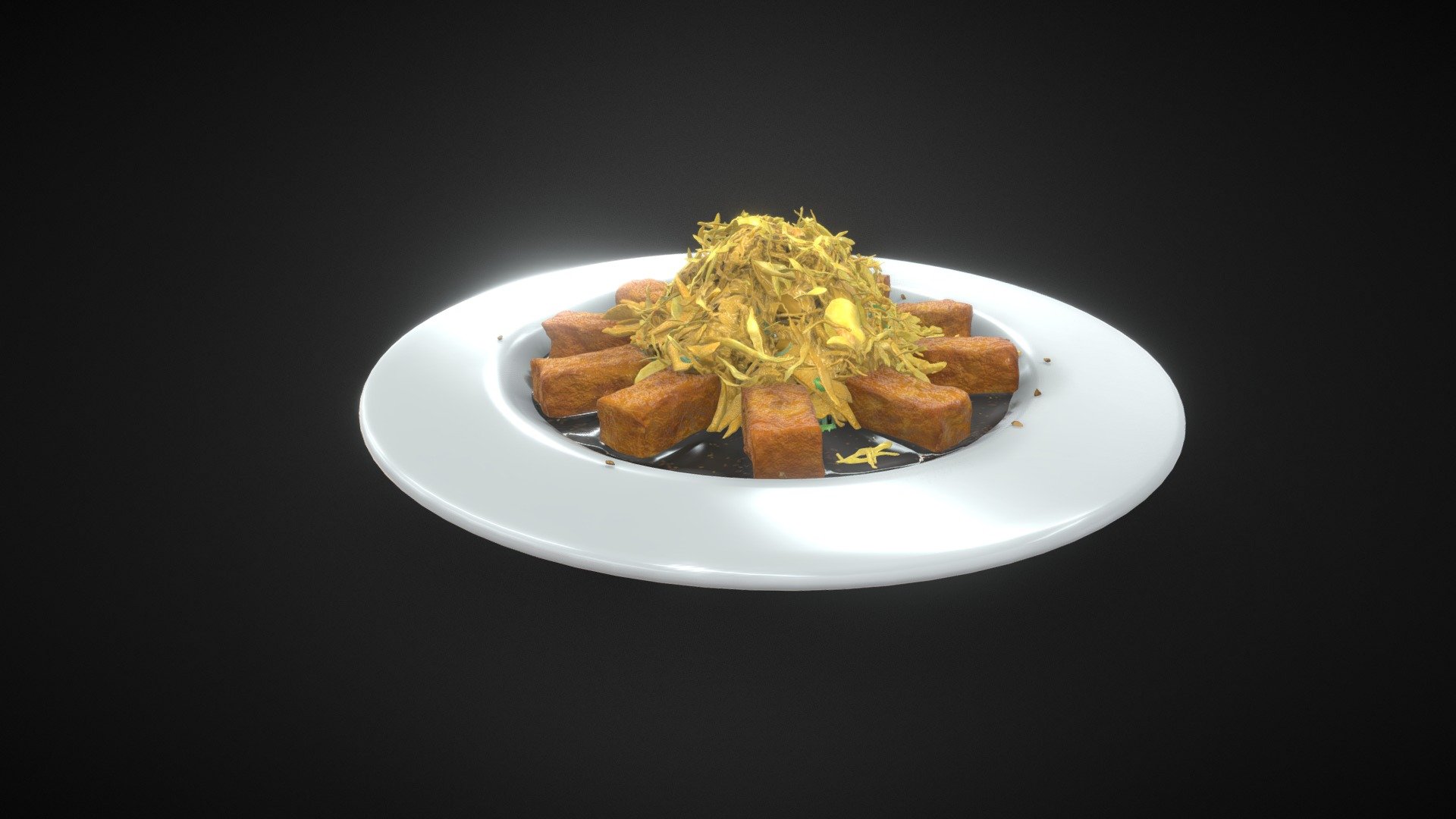 Dish 1 - 3D model by Elementals Studio (@elementalsweb) [95cf974 ...