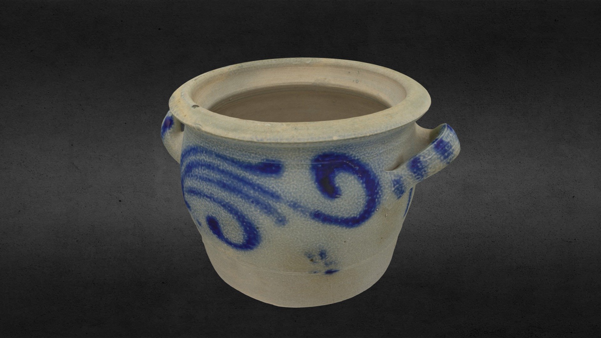 Old decorated clay pot - 360-scan - 3D model by bogeo [95cfbad] - Sketchfab