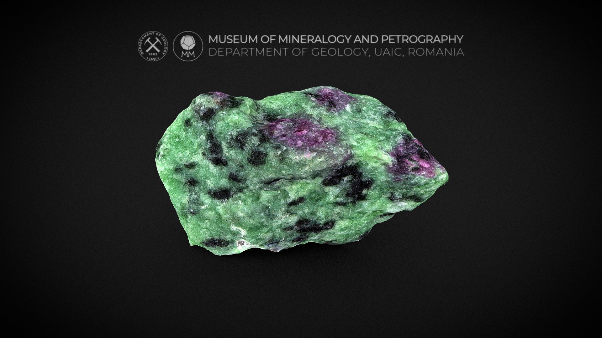 Z is for Zoisite rock - 3D model by Museum of Mineralogy and ...