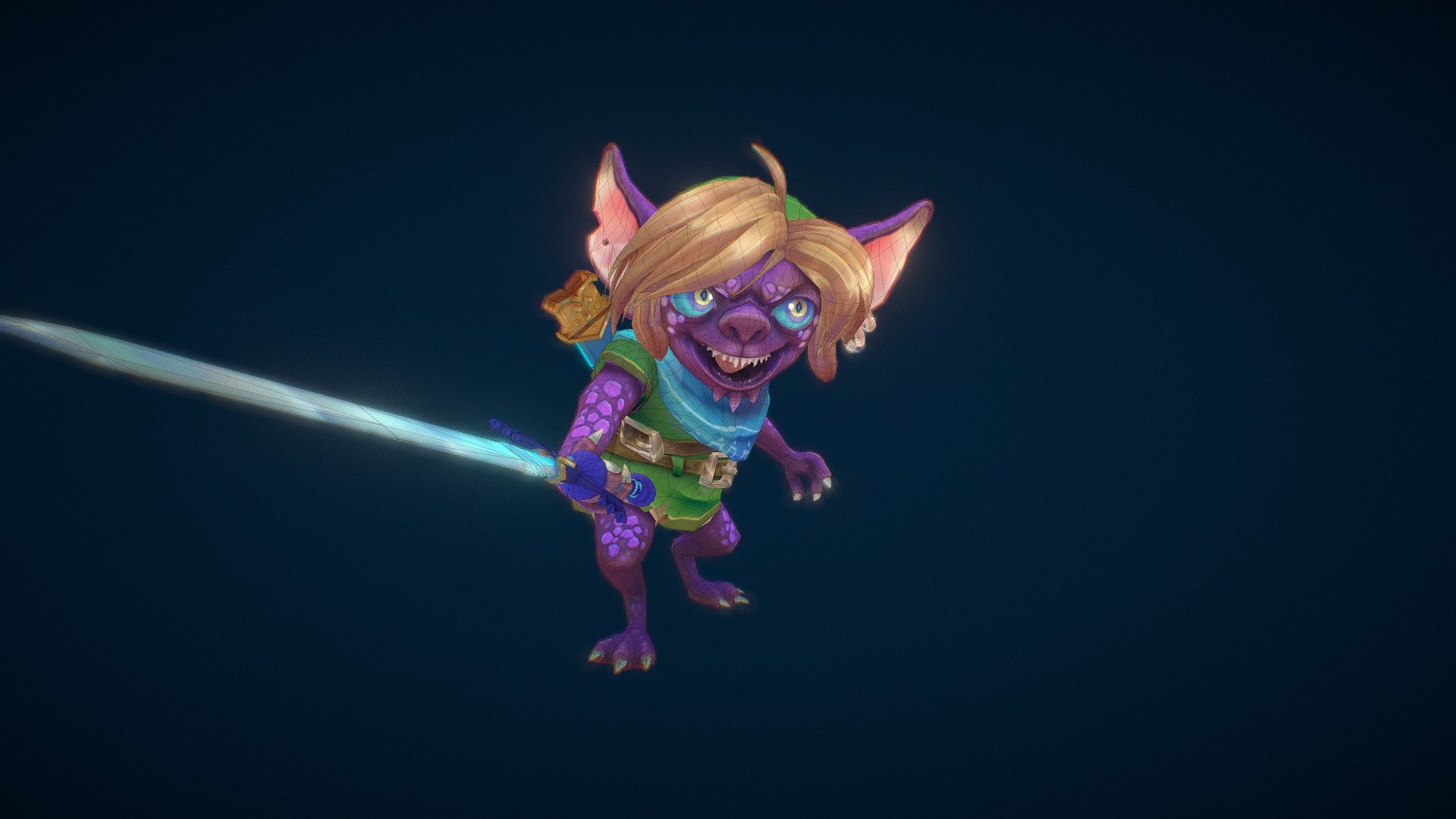 Gremlink - 3D model by Lucrezia Romeo (@lucrezia.romeo) [95d23fd ...