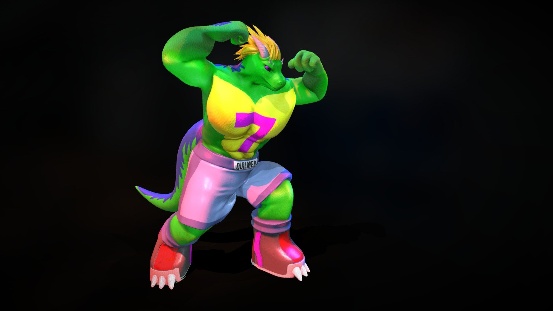 QUILMER (COMMISSION) - 3D model by Nadir (@Nadir502) [95d2473] - Sketchfab