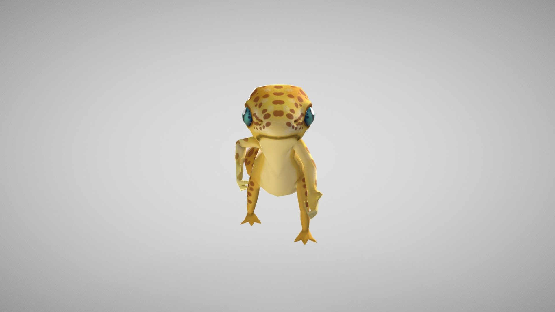 Geko_Lowpoly_Rigged - 3D model by elvis.emuria [95d3372] - Sketchfab