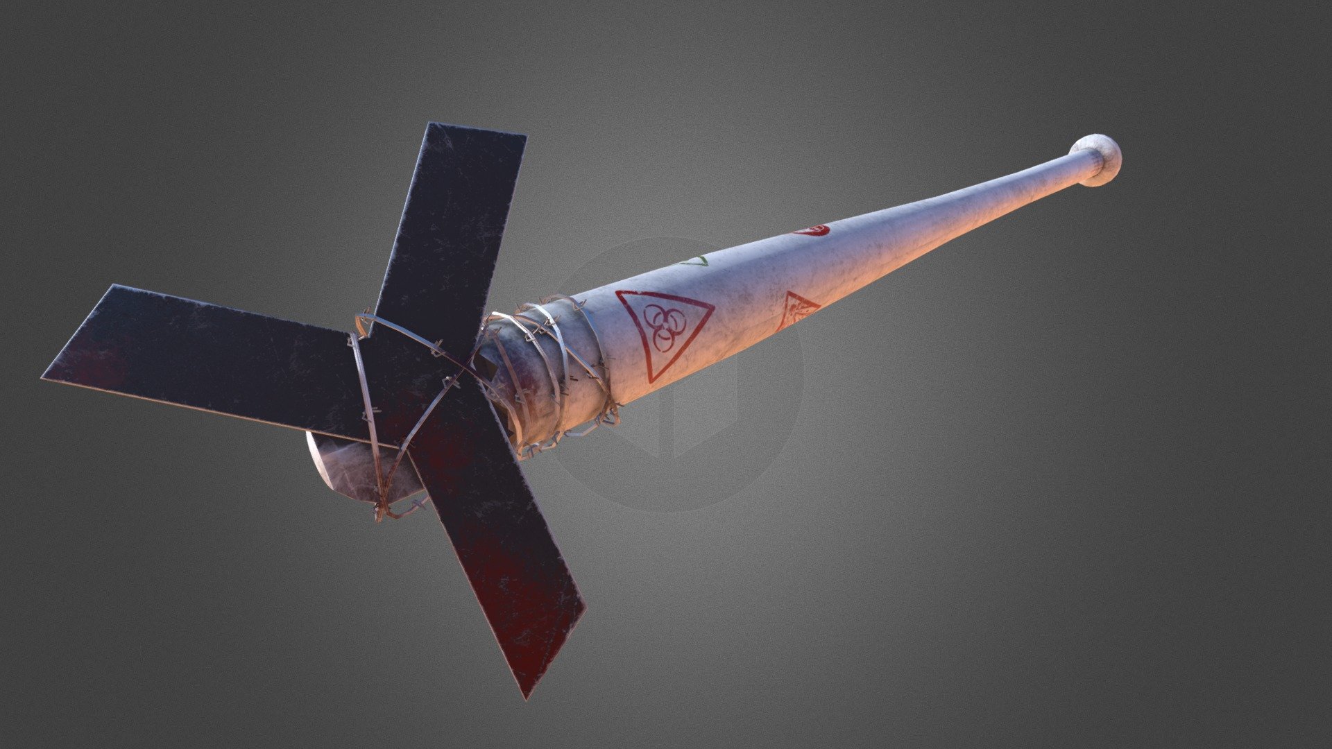 Negan's baseball bat "The Zombie Killer" "TWD" - 3D model by Mayantique ...