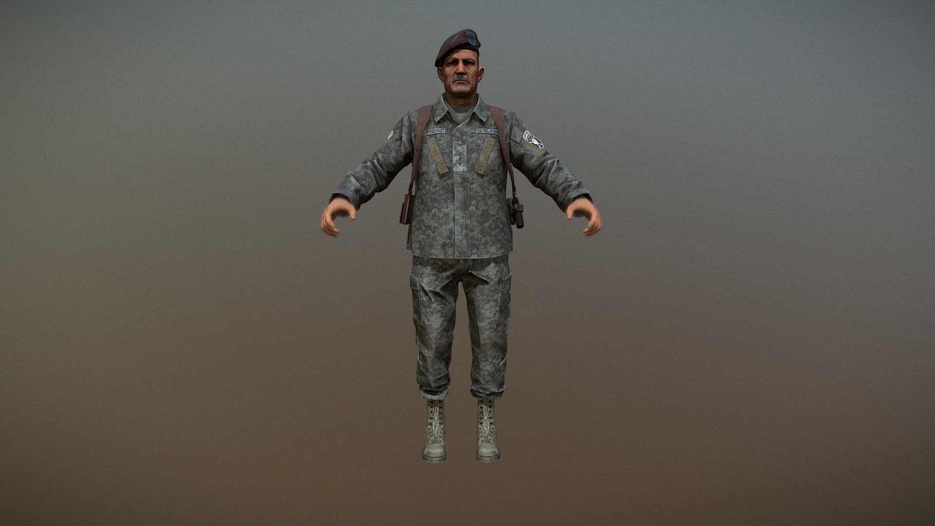 Lieutenant General "Shepherd" (COD:MW2) - 3D model by SanForge Studio ...