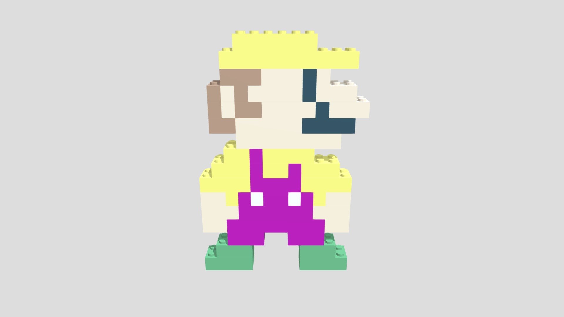 Wario - Download Free 3D model by xiaoqiang000 [95d5bab] - Sketchfab