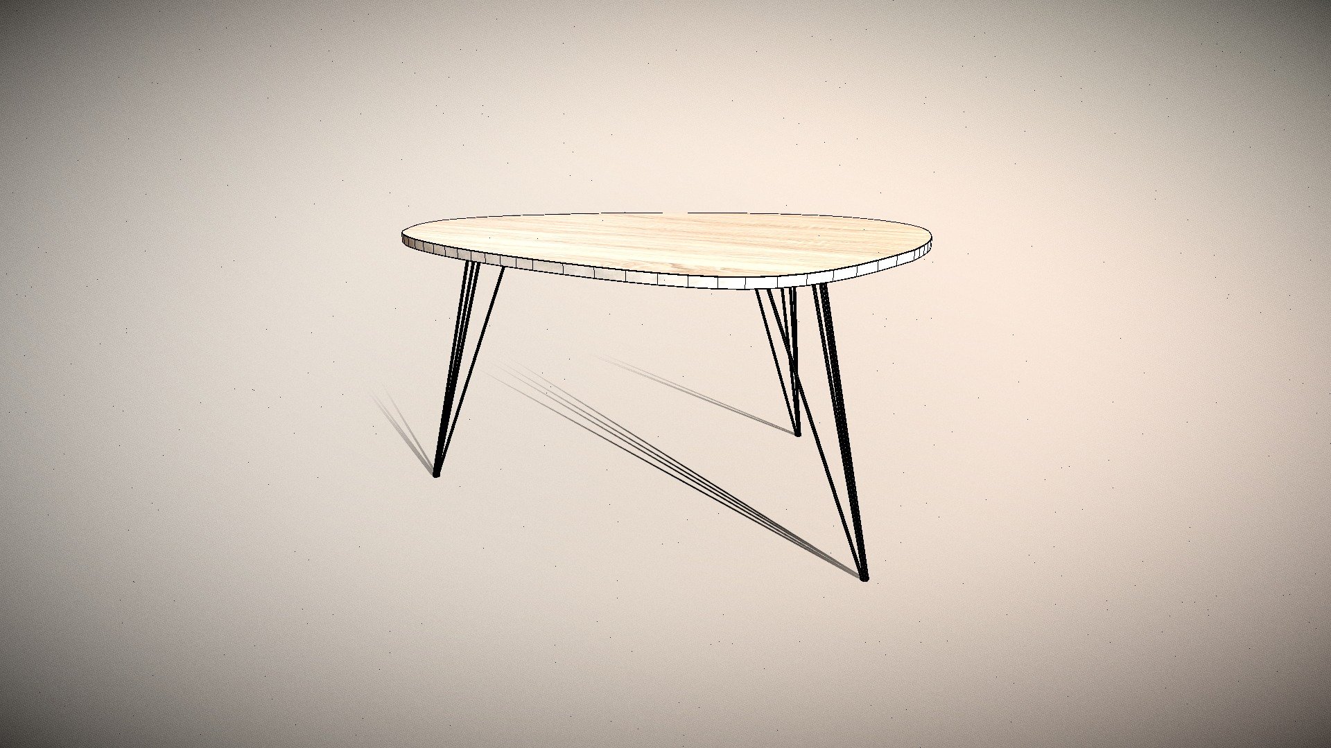 Rocco Retro Mid Century Wood - 3D model by 3d Eye Catcher (@3d-eye ...