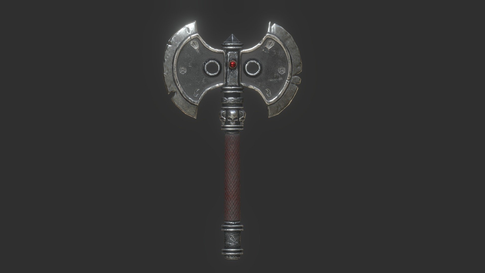 Battle Ax - 3D model by end_z_ (@juliendrios) [95d8782] - Sketchfab