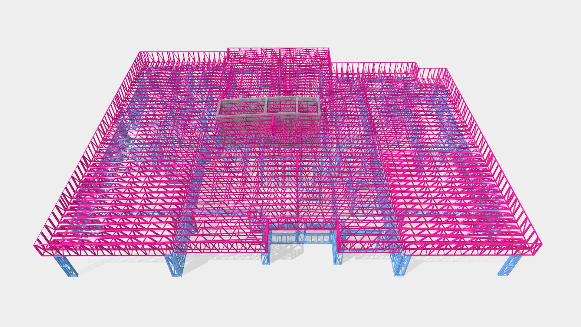 Tuff Truss - Example 700m² - 3D model by Tuff Truss & Frames ...