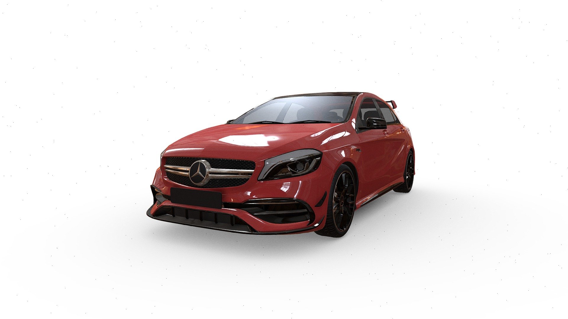 mercedes-benz-a45-amg-2018 - 3D model by CROZeus [95db7e4] - Sketchfab