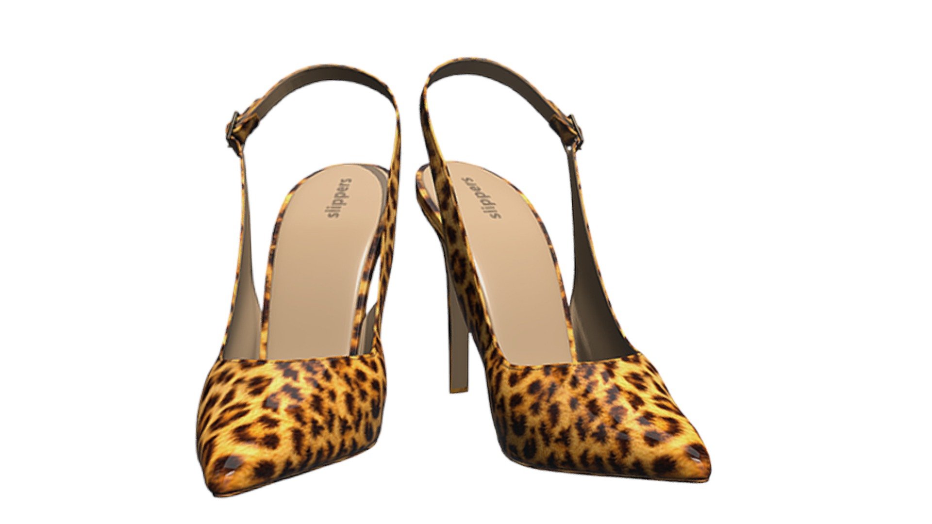 Stessysling High Heels (Tiger Print) Women’s - Download Free 3D model ...