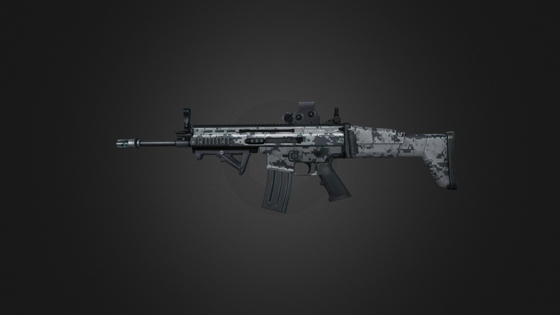 SCAL-L Snow Camo - 3D model by Dimac [95dc8a3] - Sketchfab