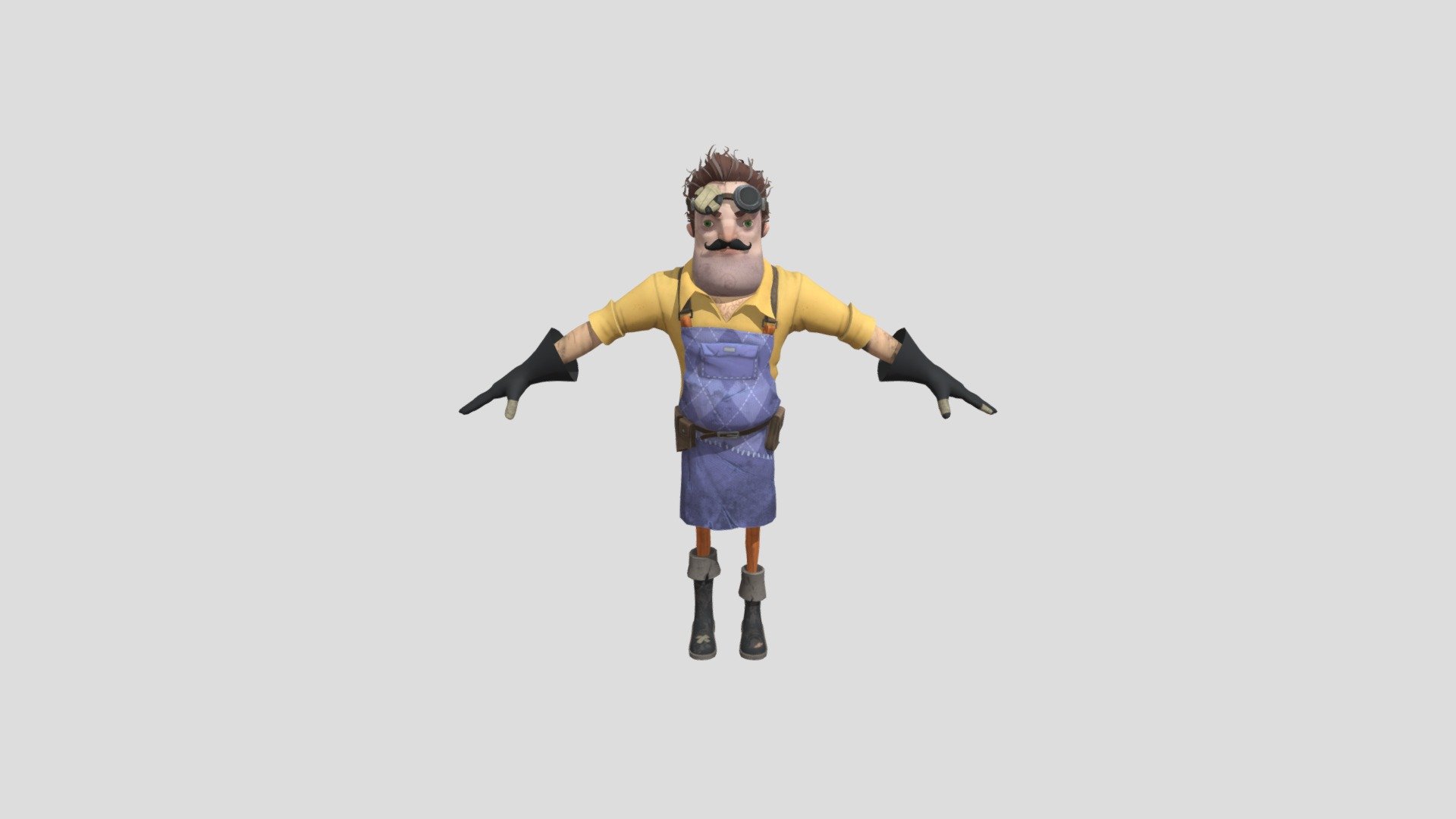 Hello Engineer- Engineer Theodore Peterson - Download Free 3D model by ...