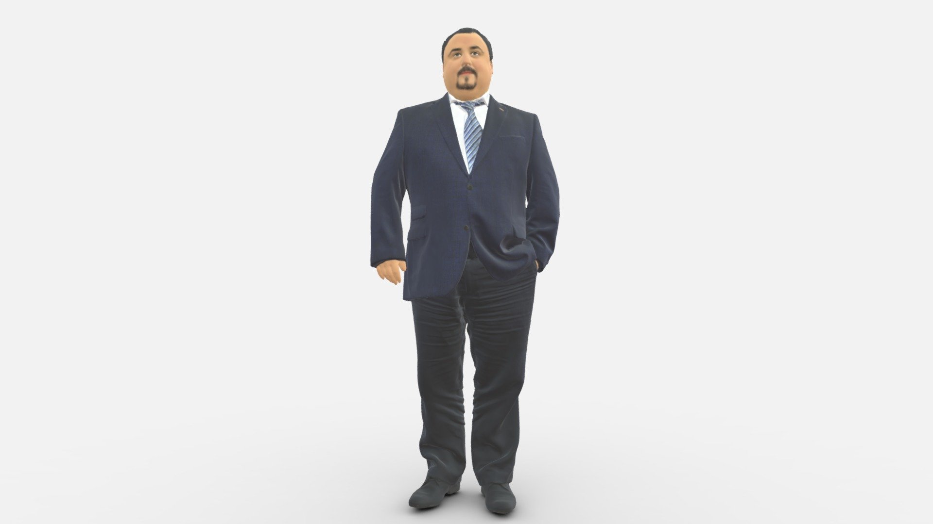 Tie Man 0418 - Buy Royalty Free 3D model by 3DFarm [95df56f ...