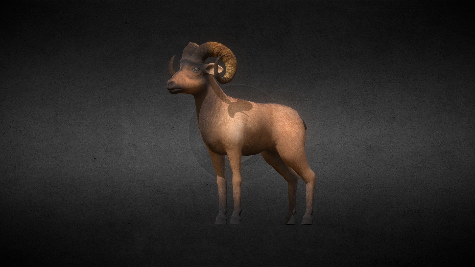Big Horn Sheep - 3D model by Midhunps [95df9c2] - Sketchfab