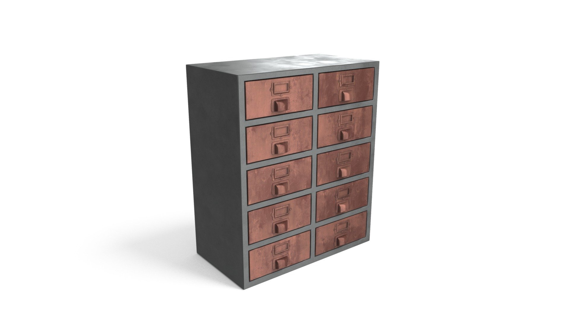 Stow Large Storage Unit, Copper - Download Free 3D model by MADE.COM ...