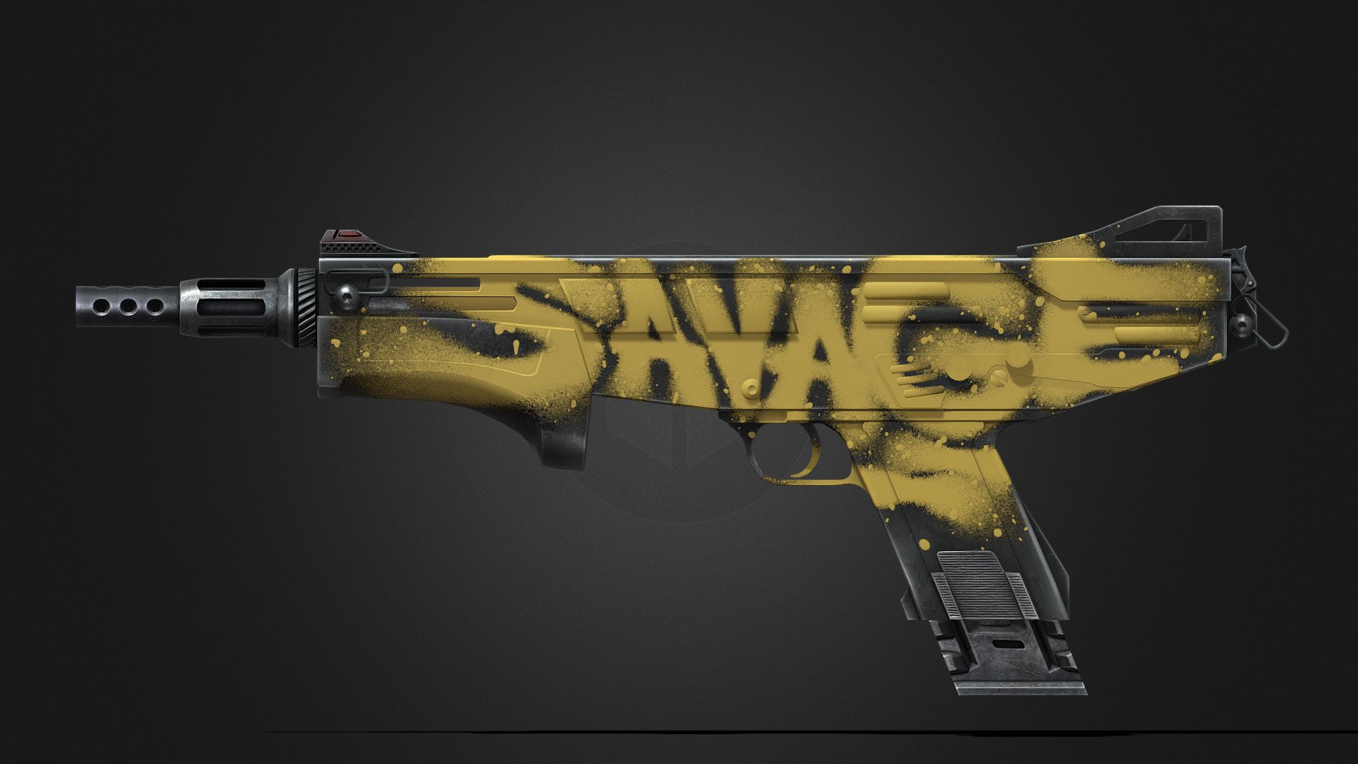 MAG-7 | SAVAGE SPRAY - 3D model by cursorYX [95e0675] - Sketchfab