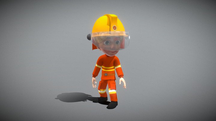 Fireman 3D models - Sketchfab