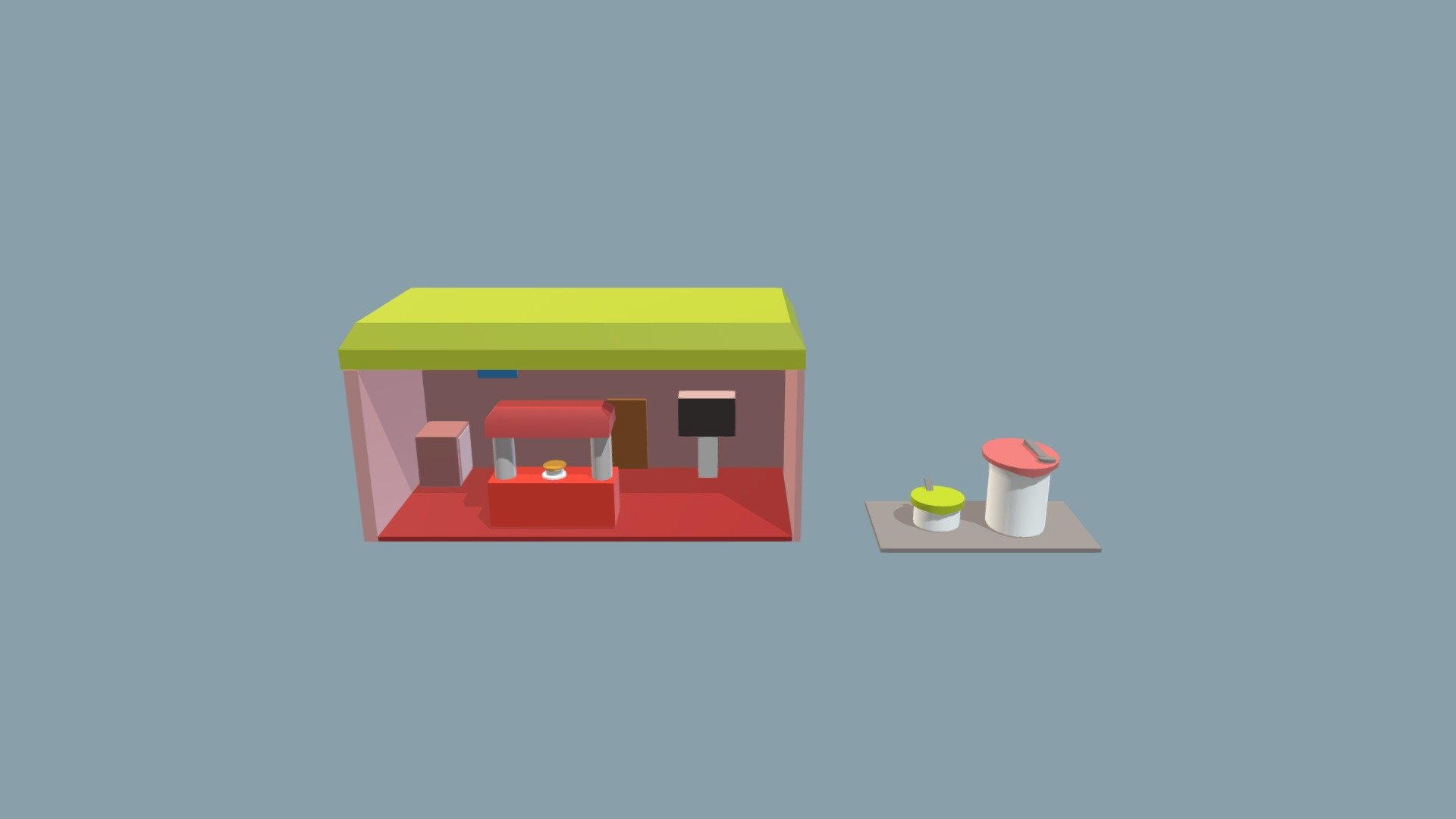 Exhibition stand - Download Free 3D model by Stas88 [95e1012] - Sketchfab