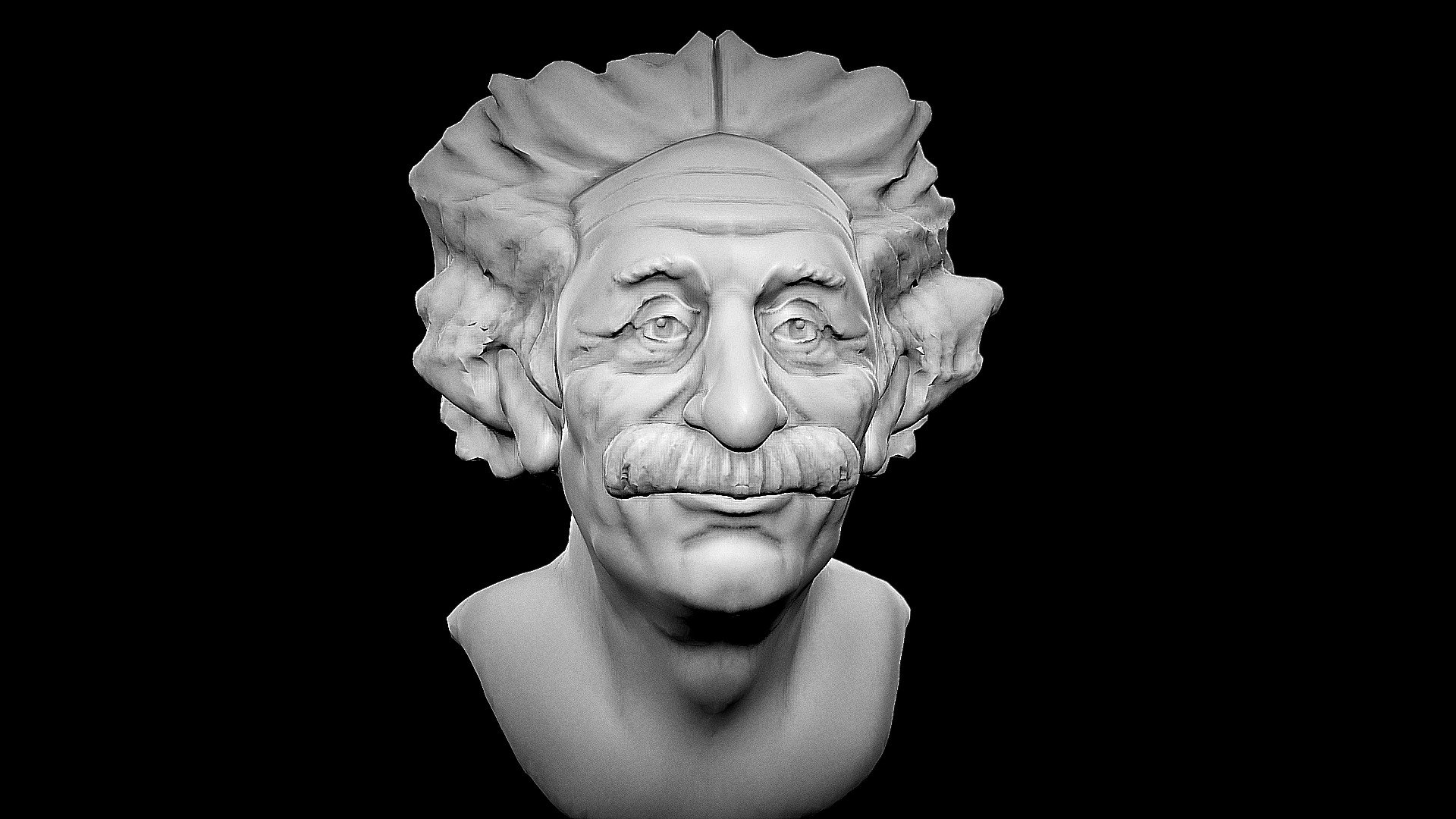Albert Einstein bust - Download Free 3D model by Manun (@crazymanuel ...