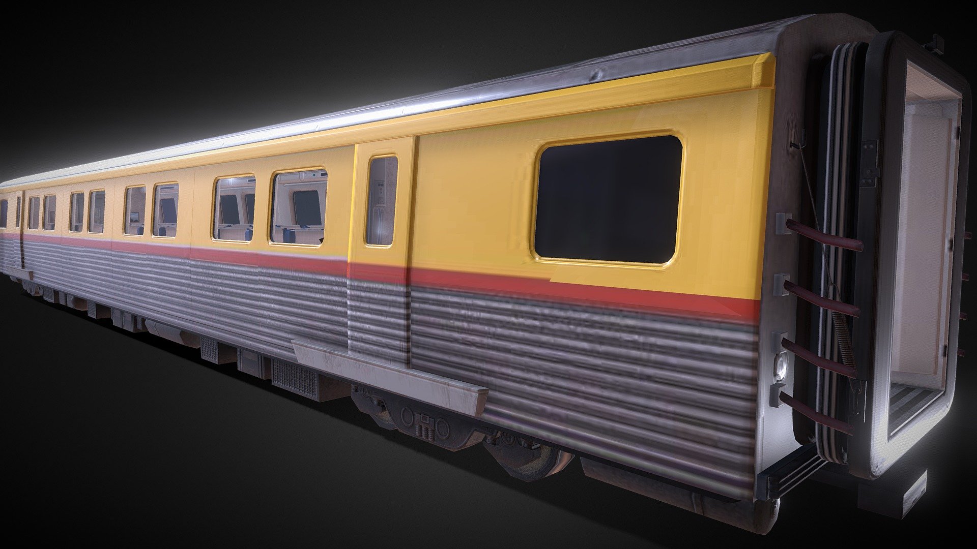TW Train Cabin 003 - Buy Royalty Free 3D model by animod [95e33fa] - Sketchfab Store