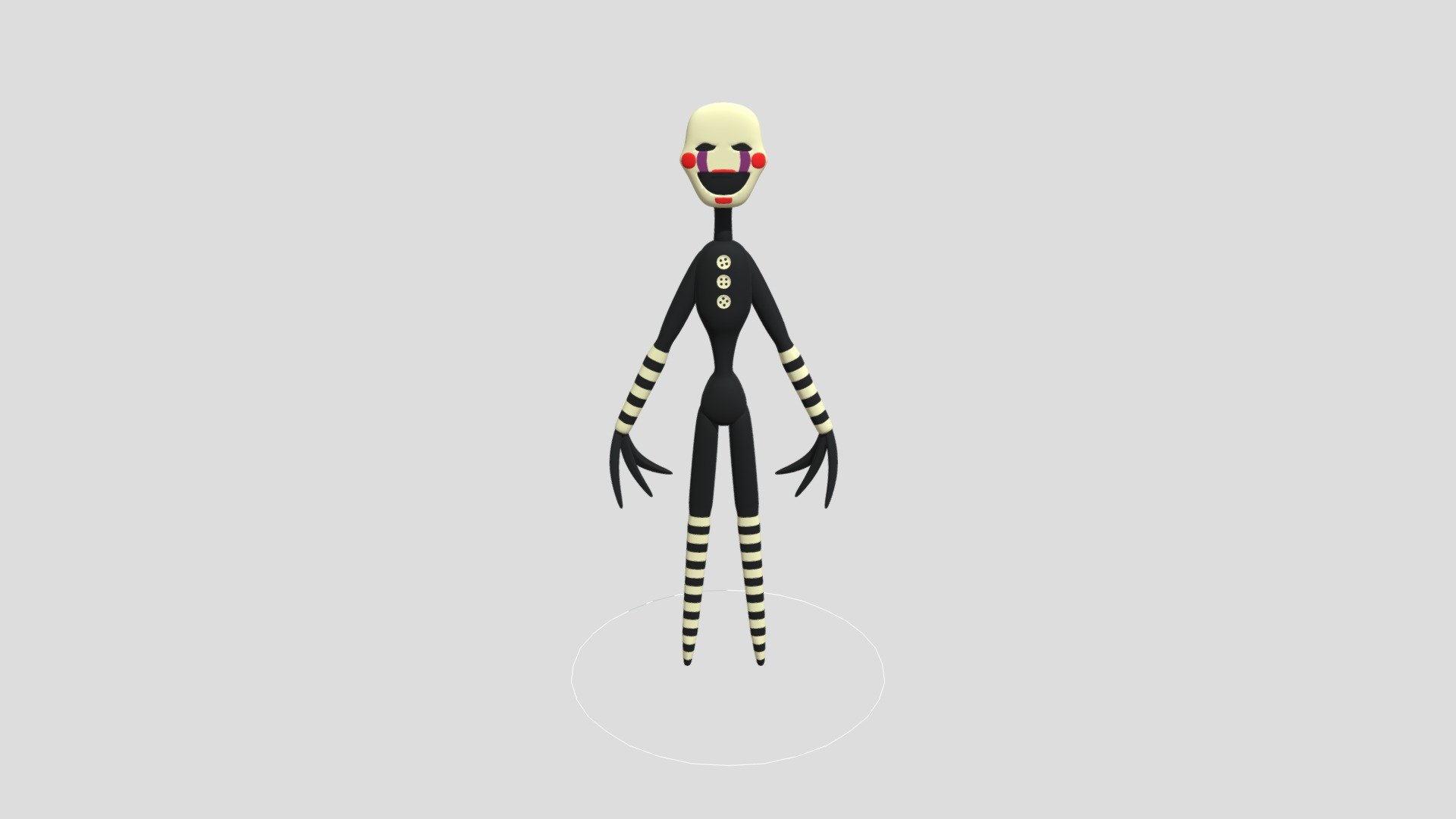 fnaf-2-the-puppet - 3D model by 116683 [95e5796] - Sketchfab