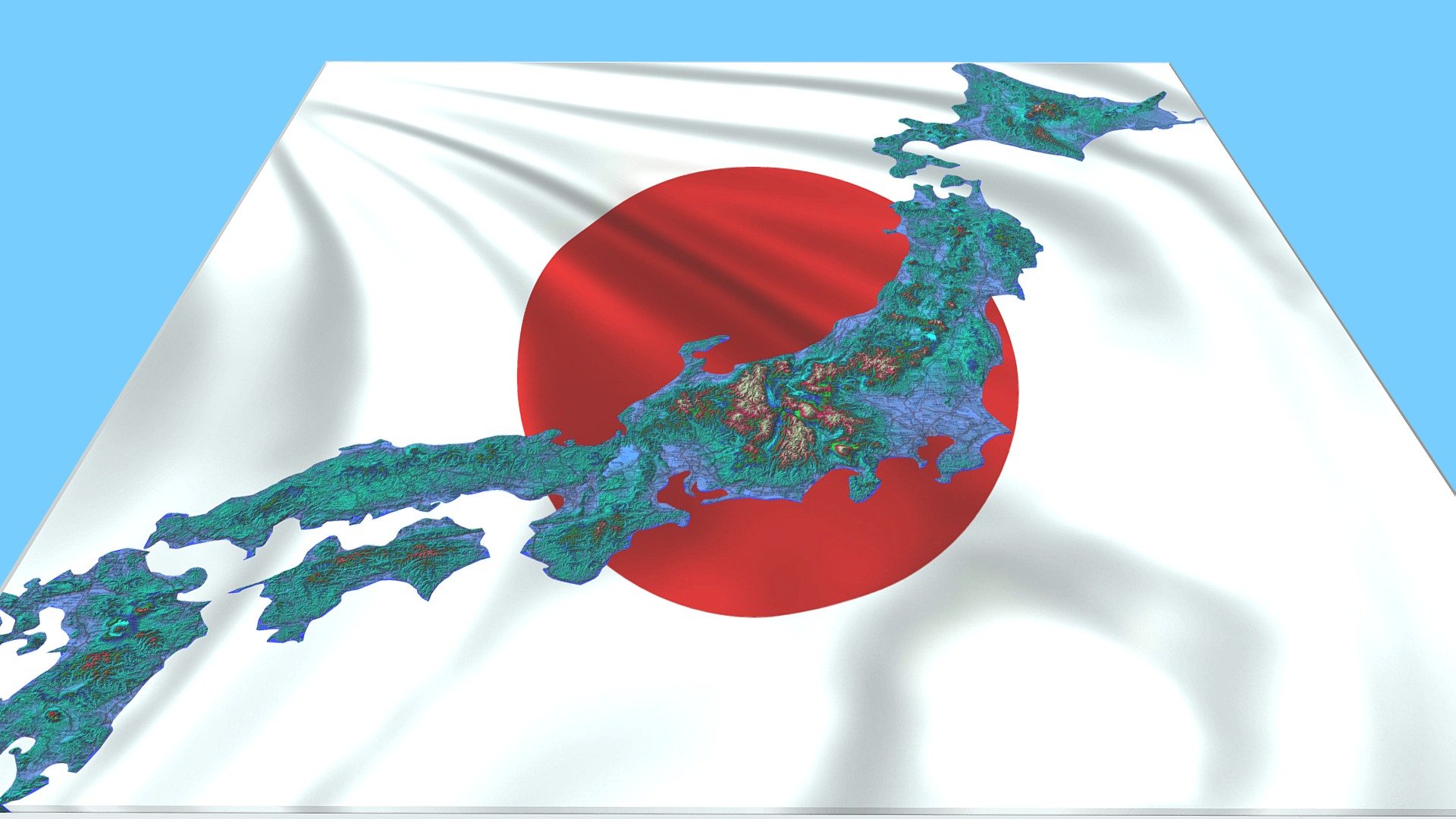 Japan 3D Model - 3D model by LibanCiel [95e6094] - Sketchfab