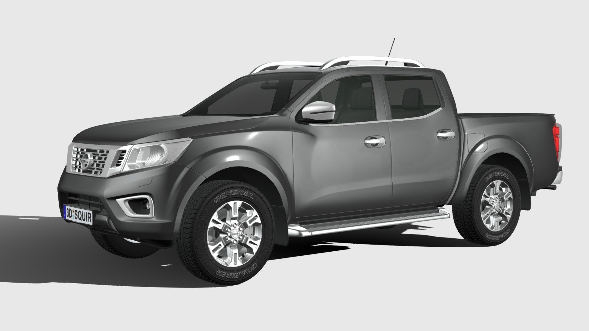 Nissan Navara DoubleCab regular 2020 - Buy Royalty Free 3D model by ...