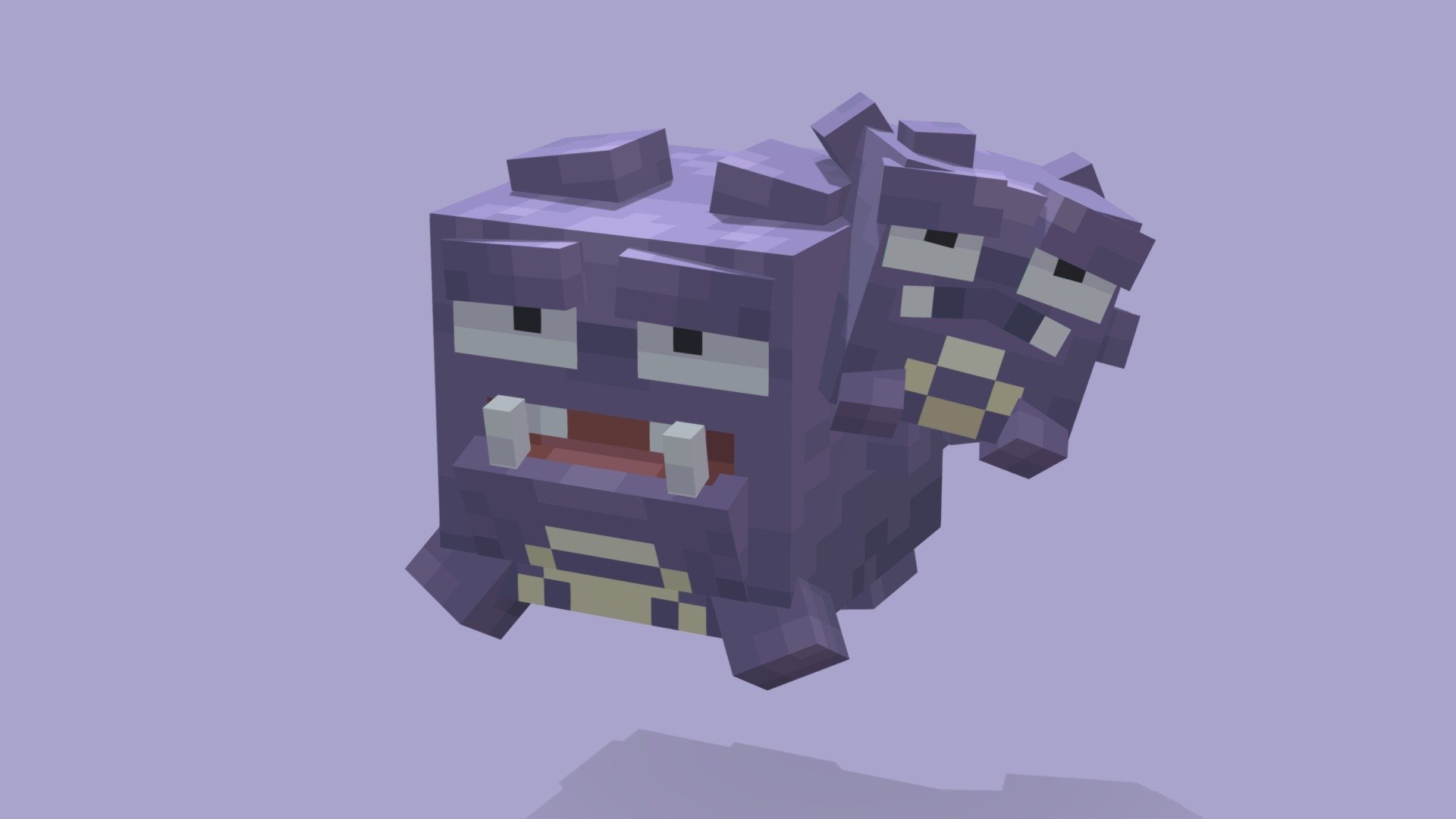Weezing Minecraft 3d Model By Alyisrandom [95e86d8] Sketchfab