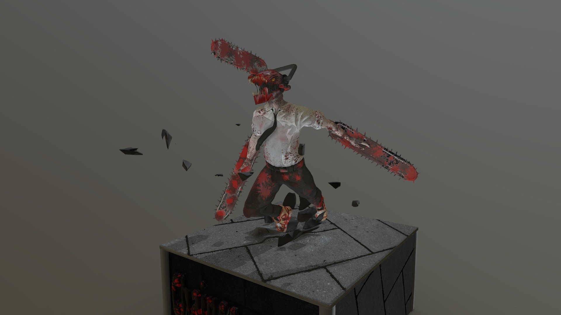 Chainsaw Man - 3D model by ShmeliArt [95e89e0] - Sketchfab