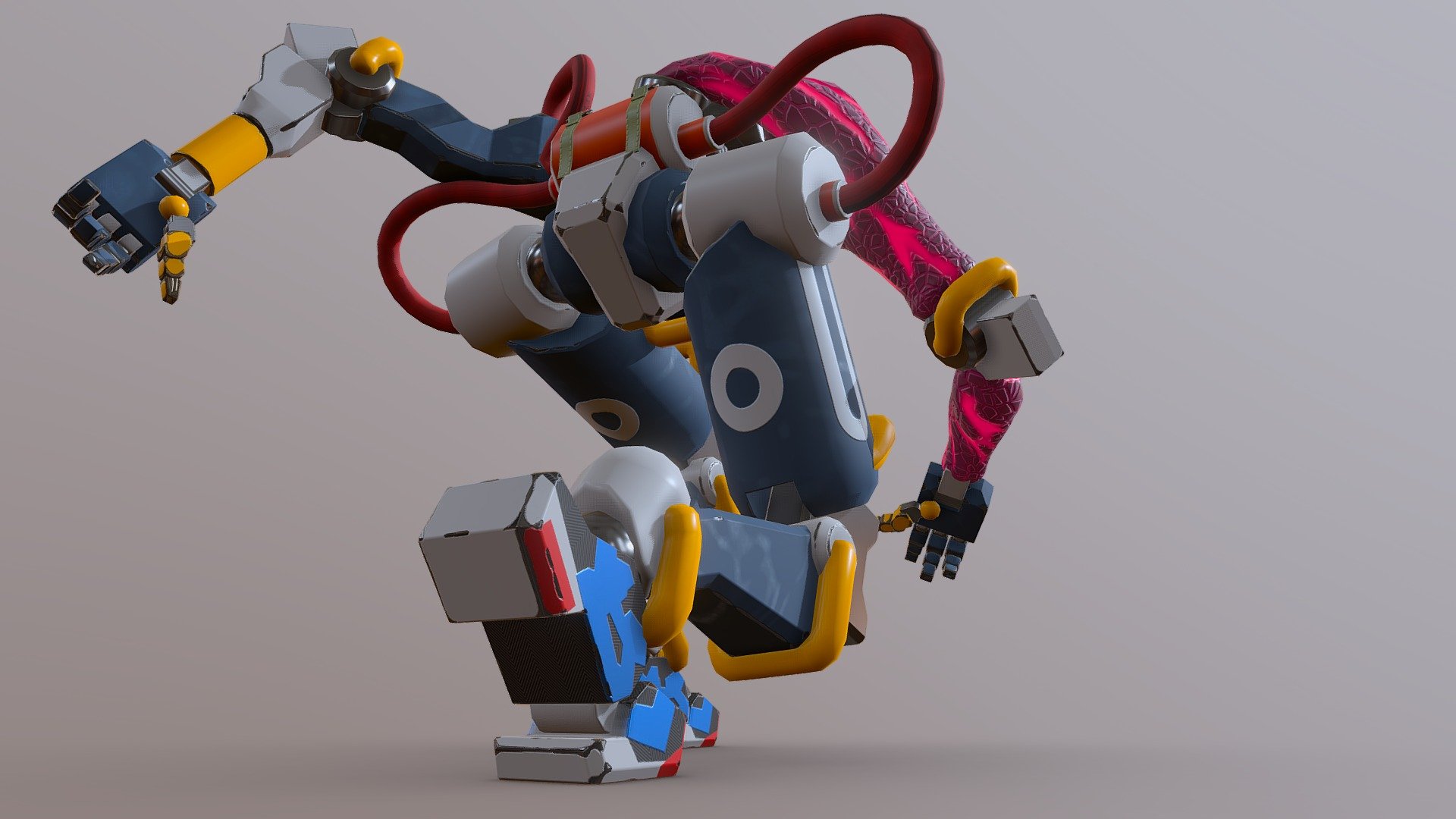 Soccer Bot - 3D model by zoging [95e9b4f] - Sketchfab